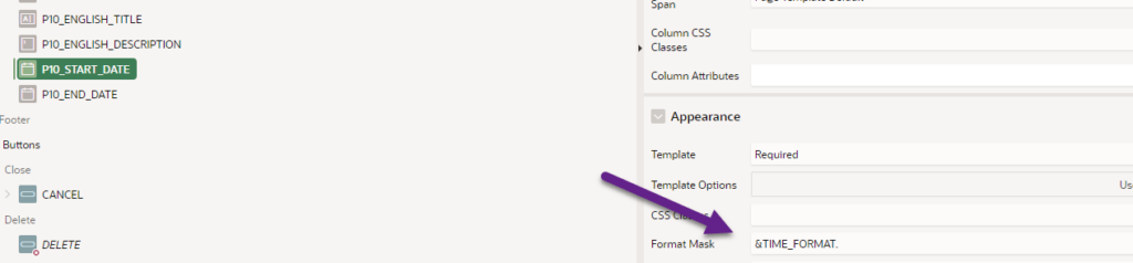 Oracle APEX Timestamp with time zone – Christina Moore SQL-Site